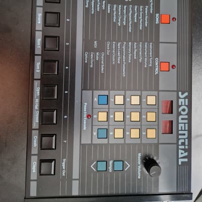 RARE Sequential TOM 4-Voice Drum Machine 1985 - Black - | Reverb UK