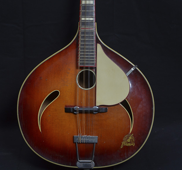 Framus Black Rose Baby Deluxe Mandolin 1959 | Reverb