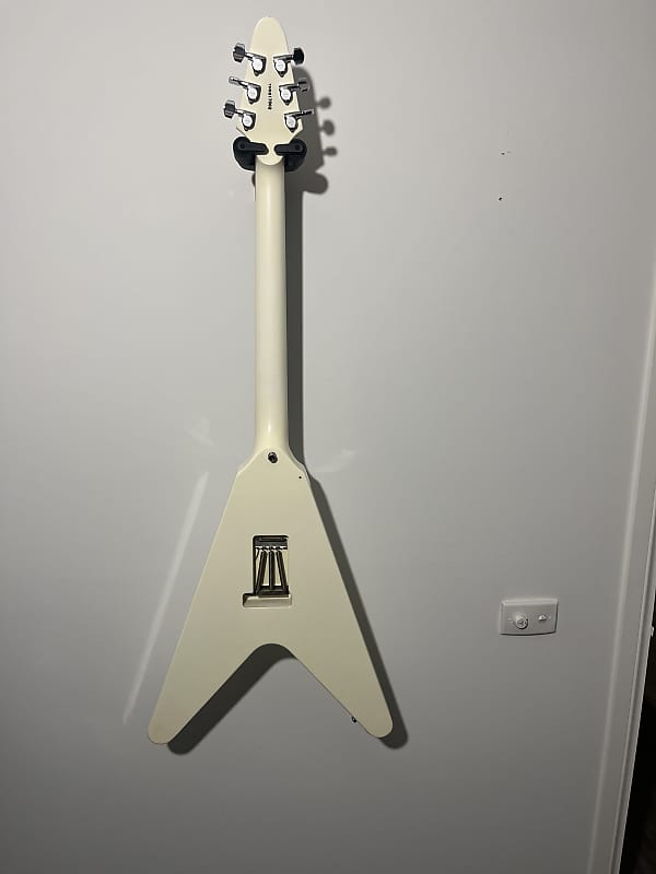ESP Flying v custom shop 2006 - Olympic white | Reverb