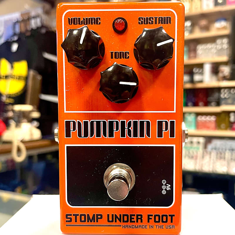 Stomp Under Foot Pumpkin Pi Fuzz Pedal | Reverb