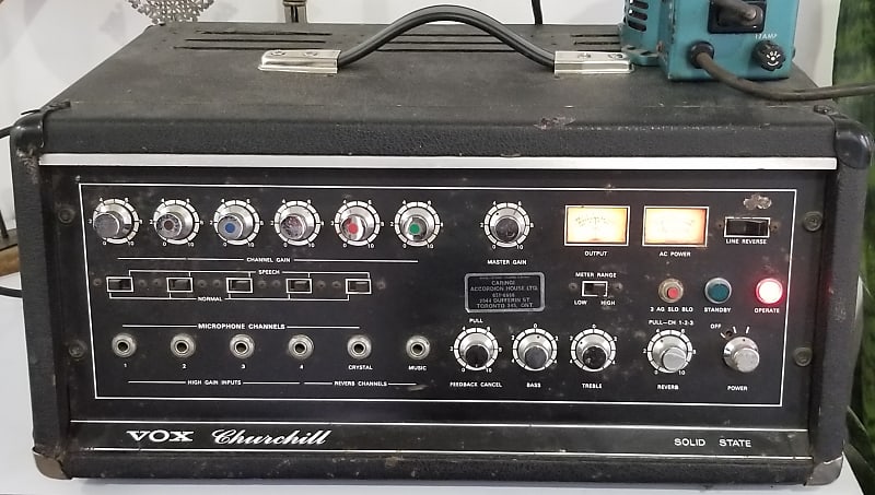 Vox Churchill V119 1967 PA Head SS England | Reverb