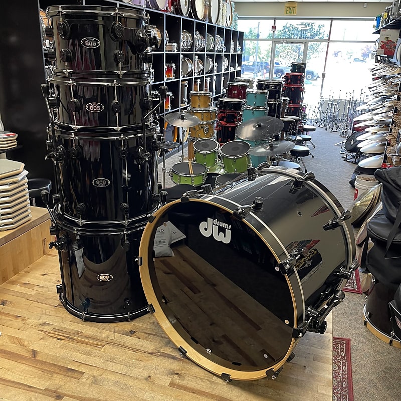 Used - PDP 805 Black w/ Black HW 13/16/18/24/14 | Reverb