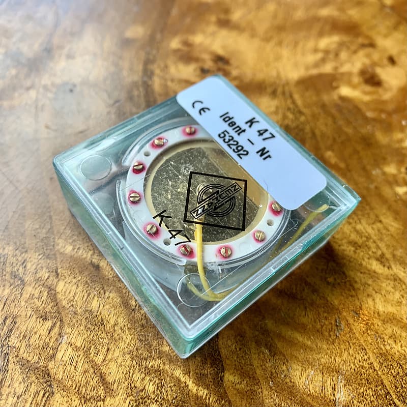 Neumann K47 u47 microphone capsule Gold original u48 | Reverb UK