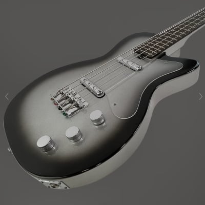 Silvertone Classic Series Bass - Silver Burst | Reverb