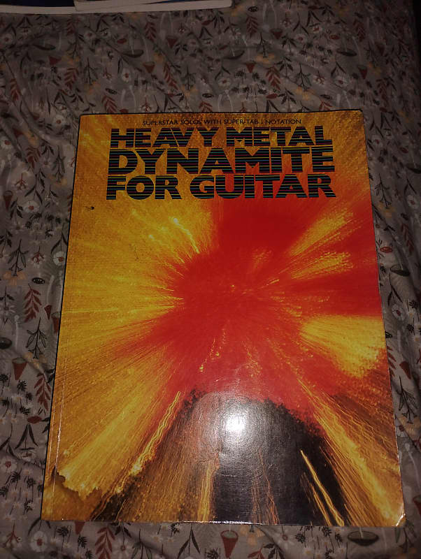 Heavy Metal Dynamite 80s guitar tab book | Reverb