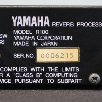 Yamaha R100 80's Digital Reverb Effects Processor | Reverb Australia