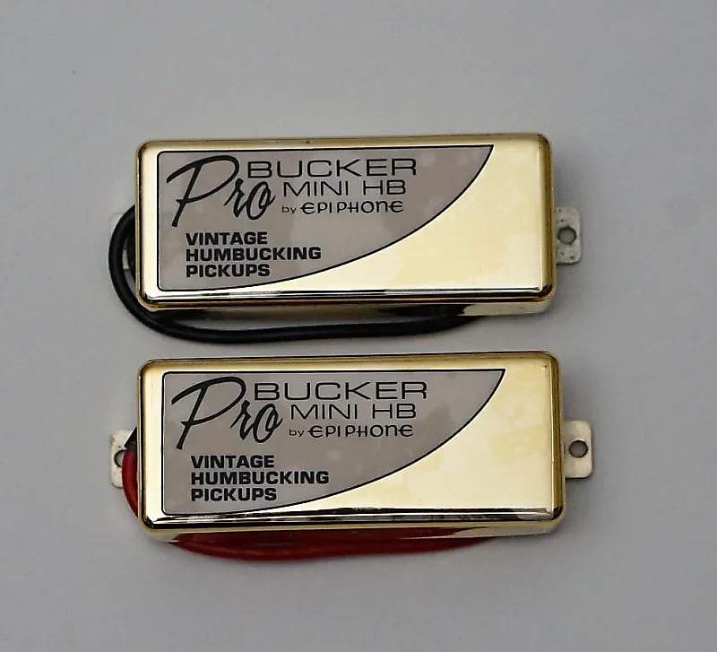 1 Set Epiphone Gold MINI ProBucker N and B Electric Guitar | Reverb