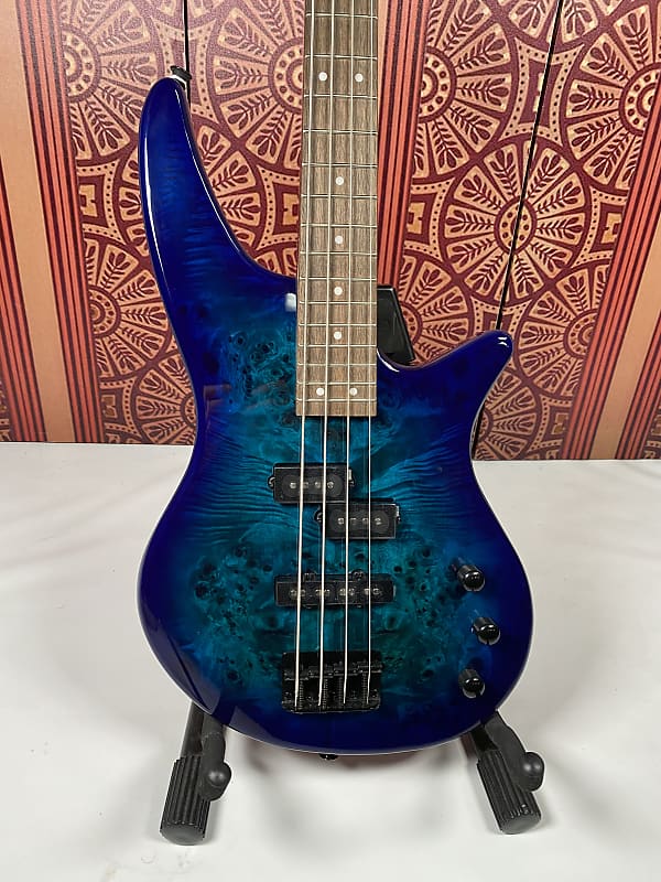 Jackson JS Series Spectra JS2P IV Electric Bass - Blue Burst | Reverb