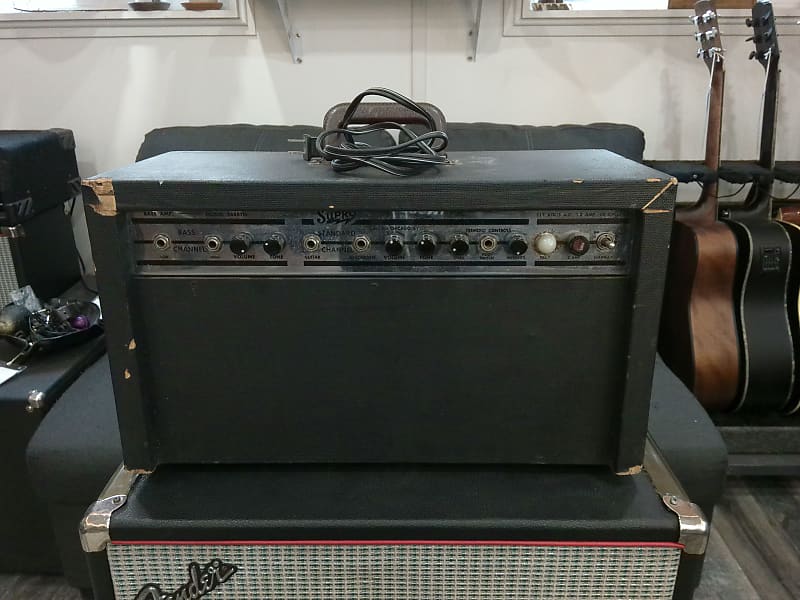 Supro 1688TN 35W Head CUSTOM RE-HOUSE - Black | Reverb