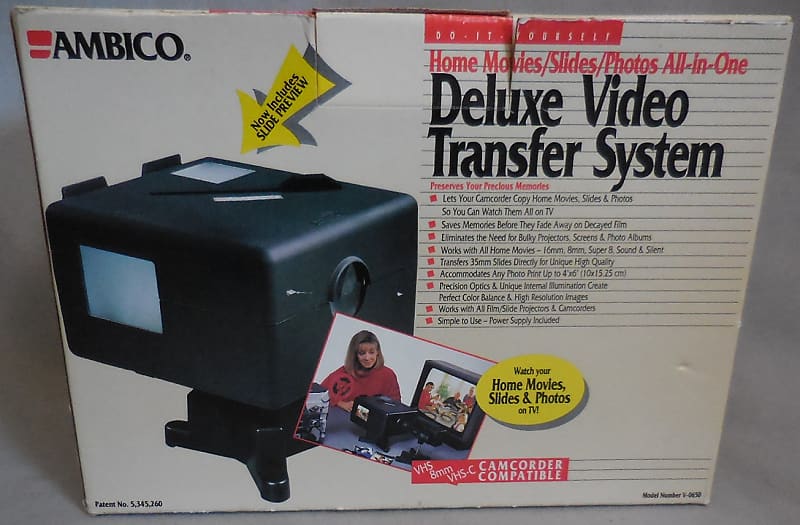 AMBICO V-0650 Deluxe Video Transfer System 8mm to 35mm Slides | Reverb