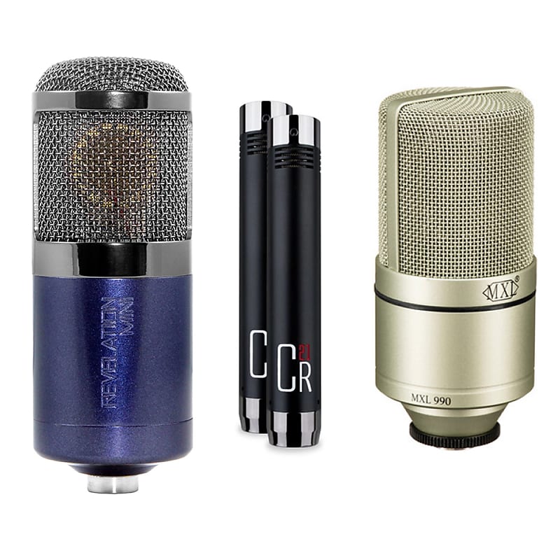 MXL Acoustic Guitar Microphone Pack w/ Revelation Mini FET, | Reverb