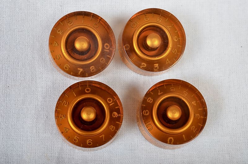 Gibson style Speed Knobs - Vintage Amber | Reverb