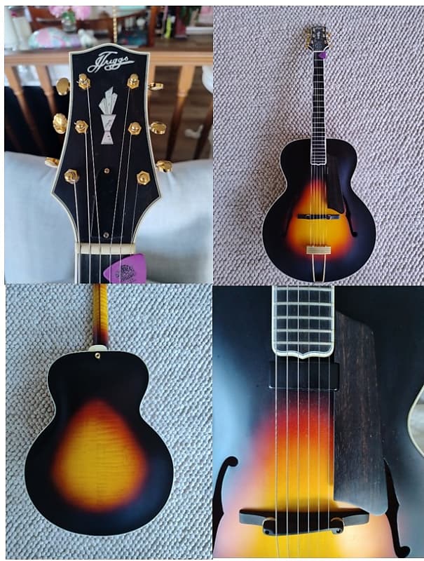Triggs F5 Archtop Guitar 2016 - Sunburst finish, hand-carved, | Reverb