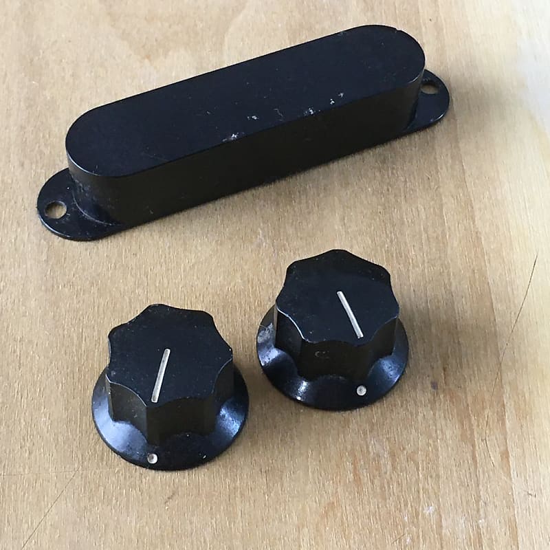 2 Vintage 1972 Fender Natural Relic Jaguar Mustang Knobs | Reverb