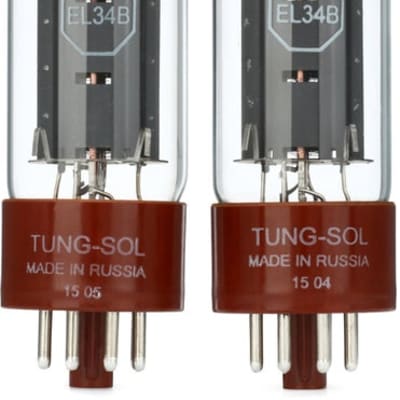 Tung-Sol EL34B Power Tubes - Matched Duet | Reverb