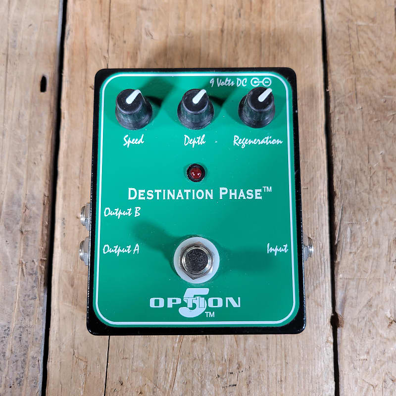 Option 5 Destination Phase Pedal with Box and Manual | Reverb