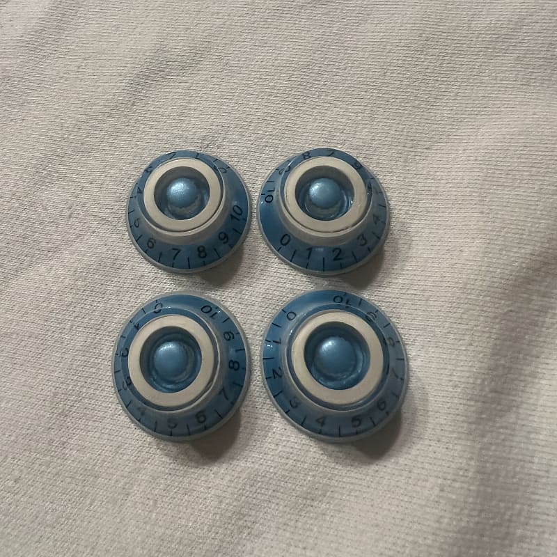 JAT Custom Guitar Parts Knobs 2021 - Ocean Blue Metallic / | Reverb