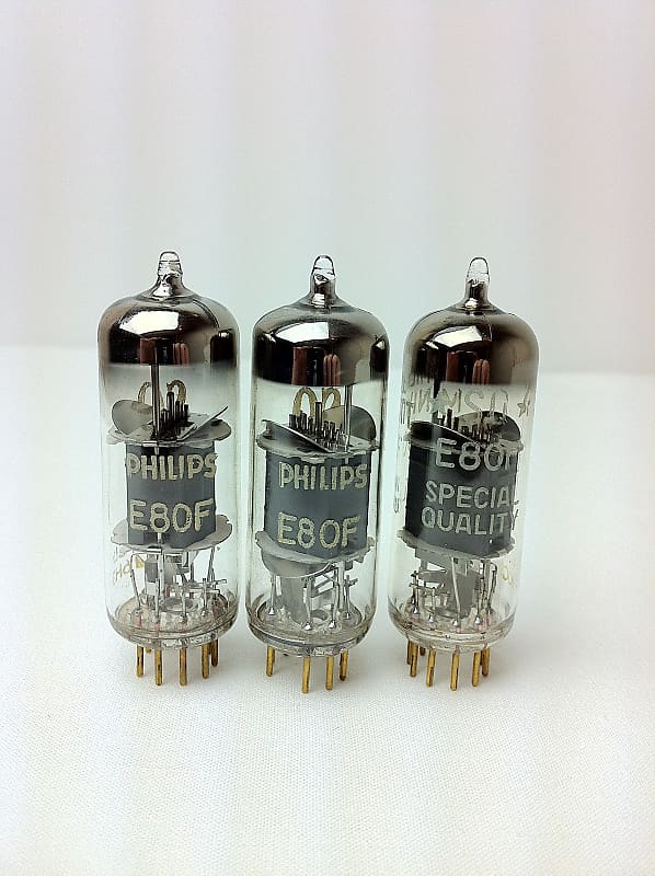 Phillips E80F SQ Nos Original Tubes (x3) | Reverb