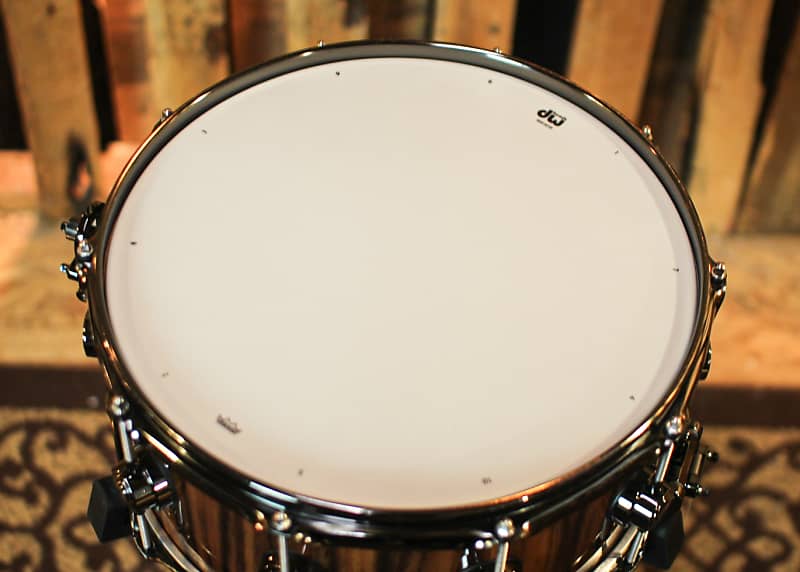 DW 6.5x14 Collector's Maple 333 Monkey Pod Snare Drum - | Reverb