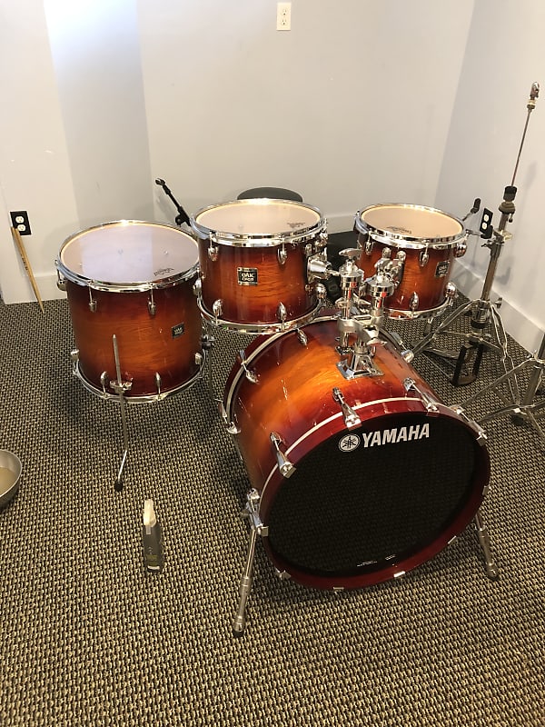 Yamaha Oak Custom 4-Piece Shell Pack 2011 - Maple Sunburst | Reverb