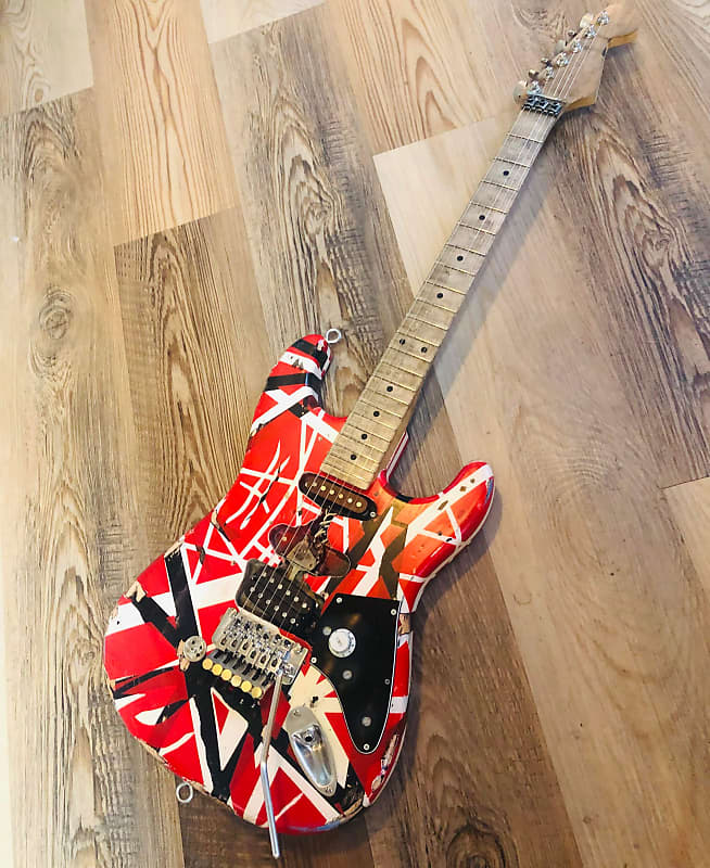 EVH striped Neil Daly custom build VH 2023 - Steipes | Reverb