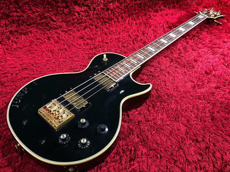 Greco EGB-850 electric bass Les Paul type 1985 black | Reverb