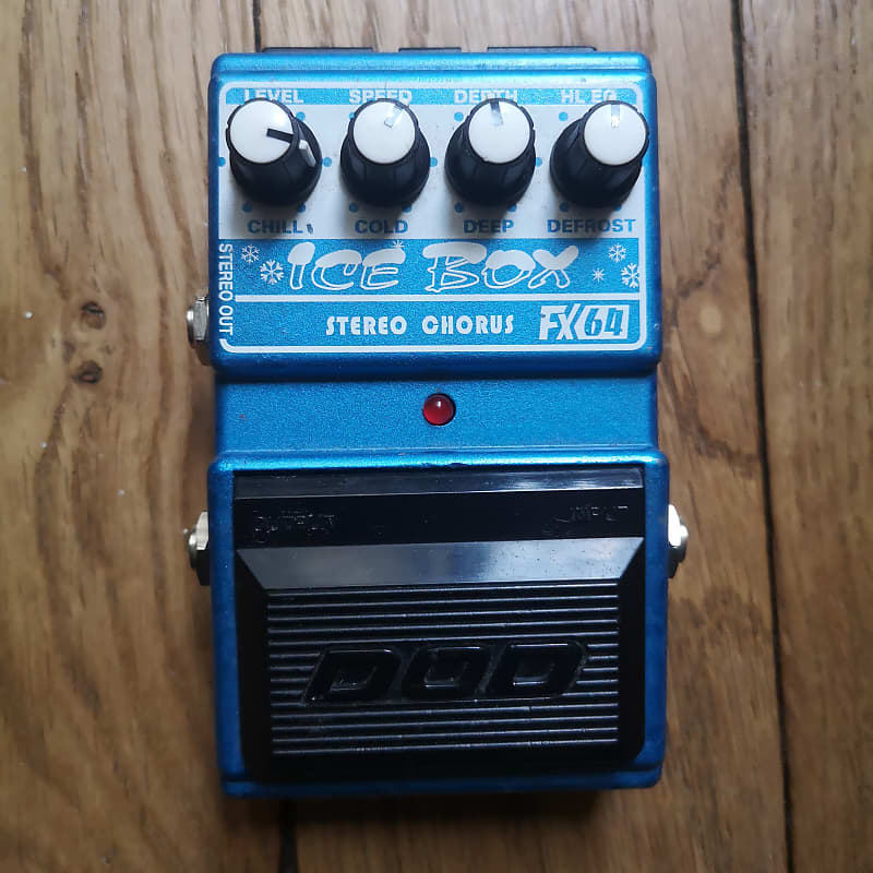 DOD Ice box stereo chorus FX64 bleue Rare | Reverb