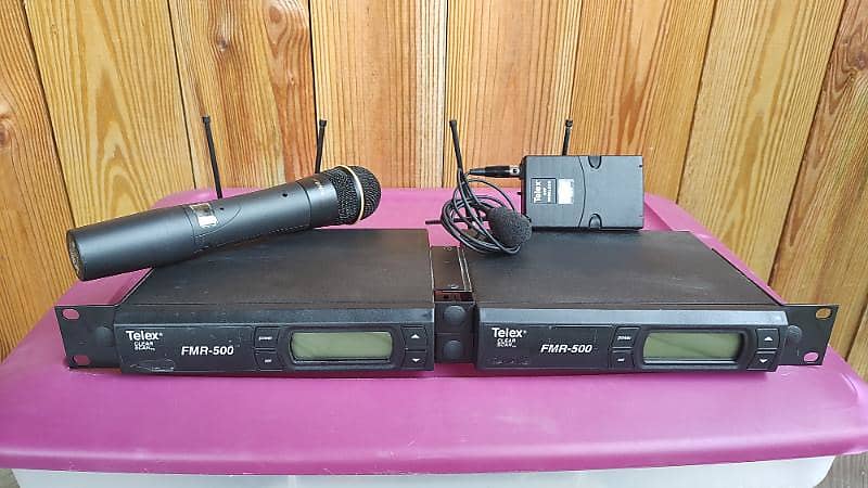 Telex FMR-500/B ( 2 units - Hand Held & Lapel ) | Reverb