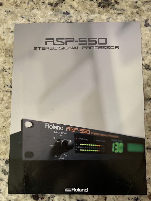 Roland RSP-550 Brochure 1991 | Reverb