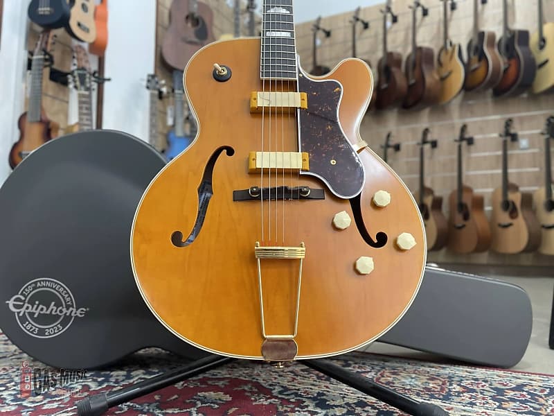 Epiphone Zephyr Deluxe Regent 150th Anniversary Aged Antique | Reverb