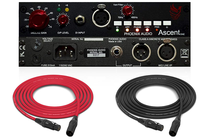 Phoenix Audio Ascent-1 | Mono Mic Preamp/DI | Pro Audio LA | Reverb
