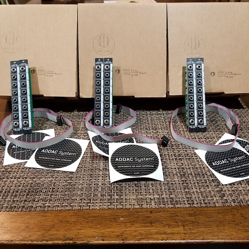 ADDAC System ADDAC213B - Black (3 pairs) | Reverb