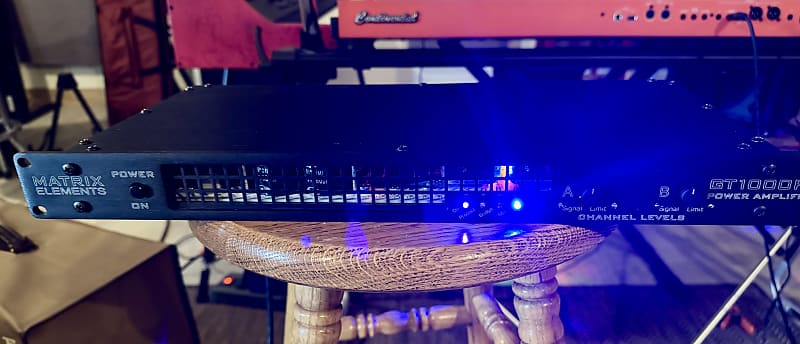 Matrix Elements GT1000FX Single Rack Unit Power Amp 2015 - | Reverb