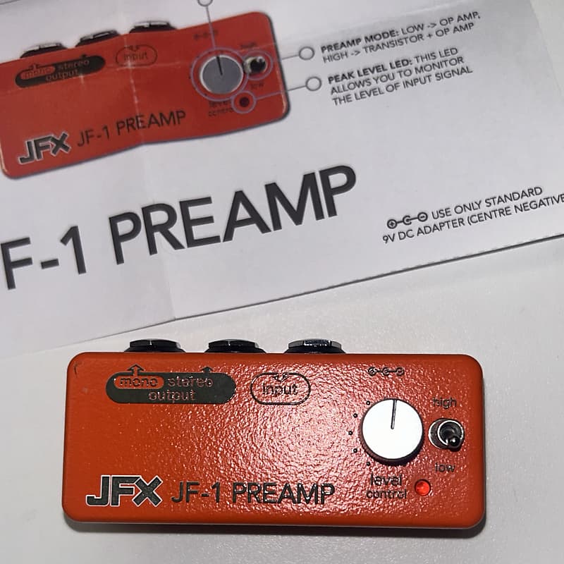 JFX JF-1 Pre Amp | Reverb UK