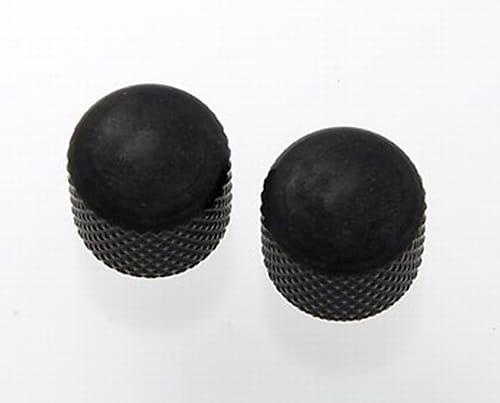Push-On Dome Knobs For Split Shaft Pots - BLACK | Reverb