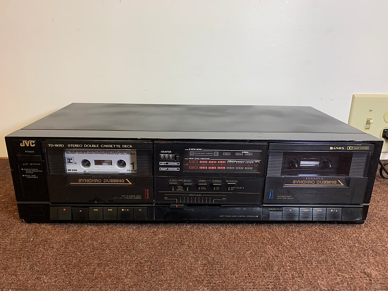 JVC TD-W110 Double Cassette Deck | Reverb
