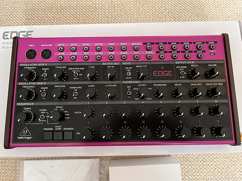 Behringer edge 2023 - Magenta/black | Reverb