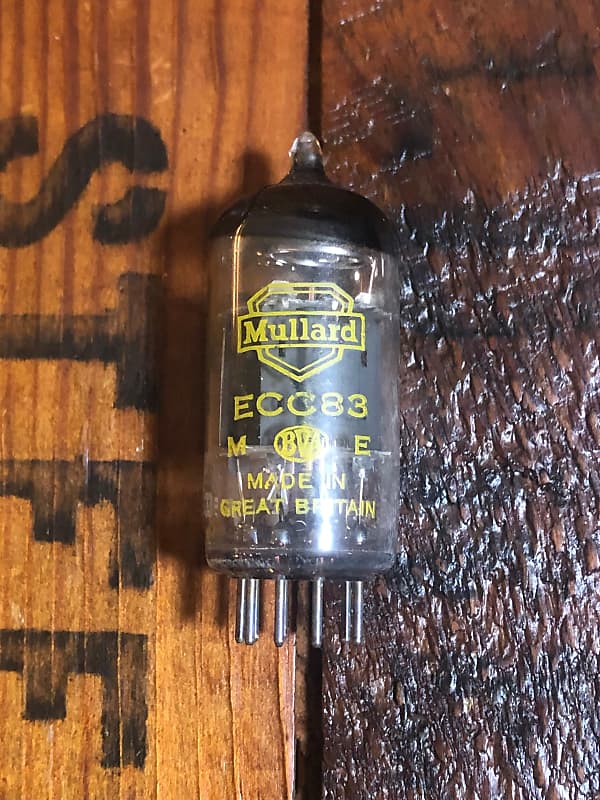 Vintage 1965 Mullard ECC83 Preamp Tube 12AX7 Valve Blackburn | Reverb