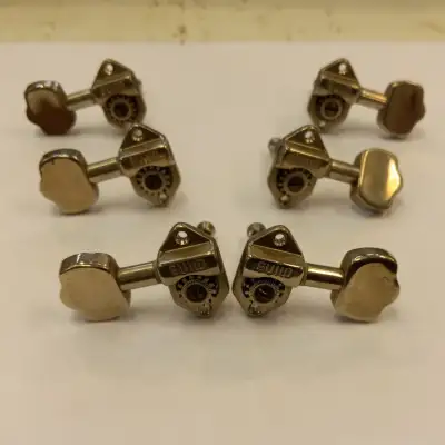Vintage Guild Kolb Tuners 3x3 1960s Chrome | Reverb