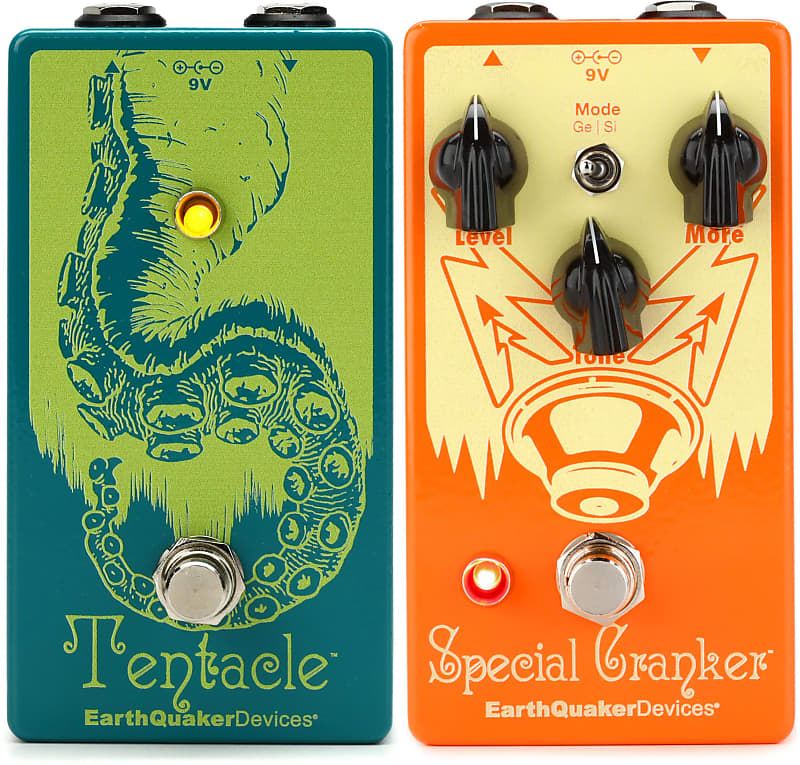 EarthQuaker Devices Tentacle V2 Analog Octave Up Pedal Bundle | Reverb