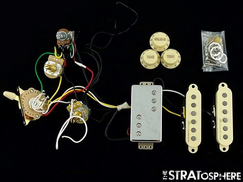 Fender Player Plus Series Strat HSS PICKUPS POTS KNOBS, | Reverb