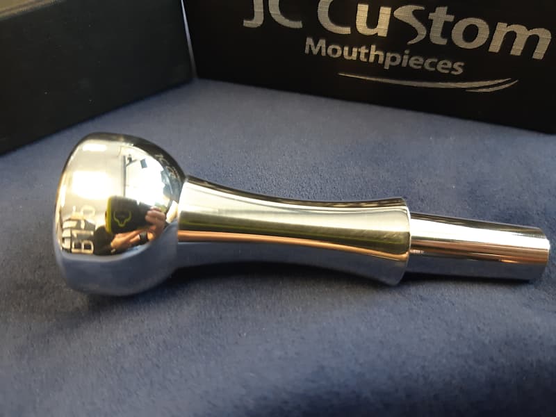 JC Customs Trumpet Mouthpiece Glass B1-5 (1 Pure) Silver | Reverb