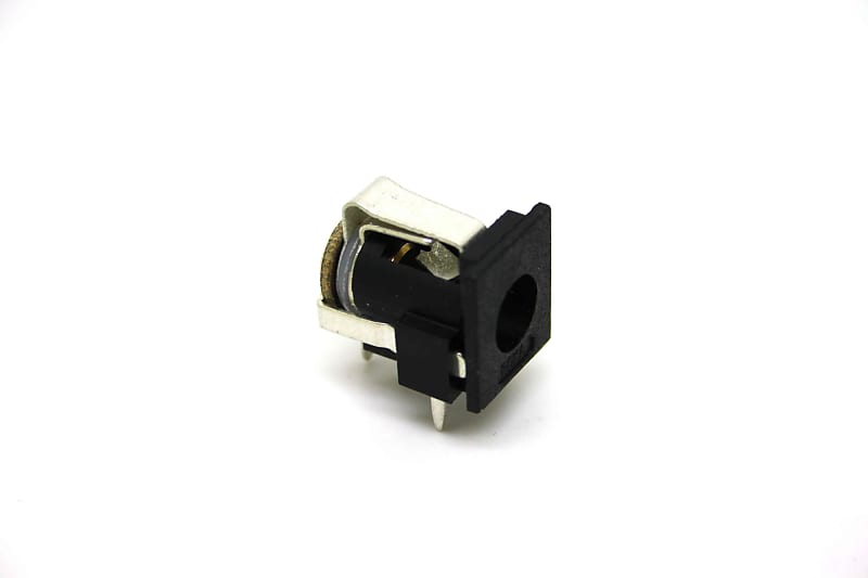 BOSS STYLE BLACK DC CONNECTOR POWER JACK 2.1mm PCB MOUNT | Reverb