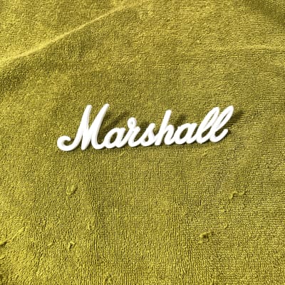 Marshall Logo new - white | Reverb