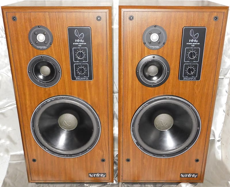 Infinity Studio Monitor 120 vintage stereo speakers | Reverb