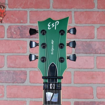 ESP USA Custom Shop Eclipse FR Candy Apple Green Satin 2024 | Reverb