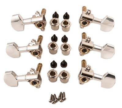PRS Phase III Locking Tuners, Nickel (Set of 6) | Reverb
