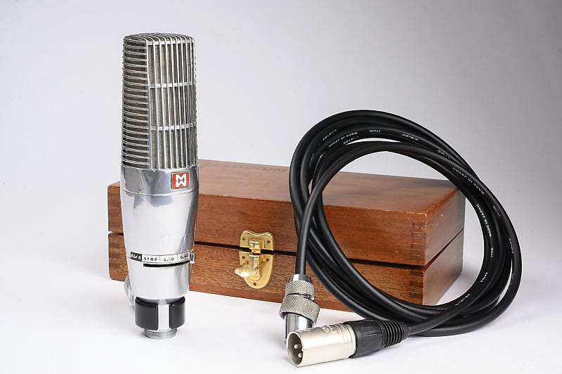 Beautiful & Restored Melodium RM6 Ribbon Microphone - | Reverb UK