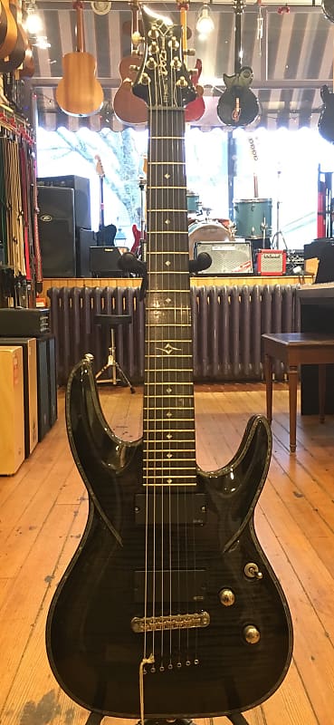 DBZ Barchetta STF Series 7 String 2011 See Through Black, EMG | Reverb