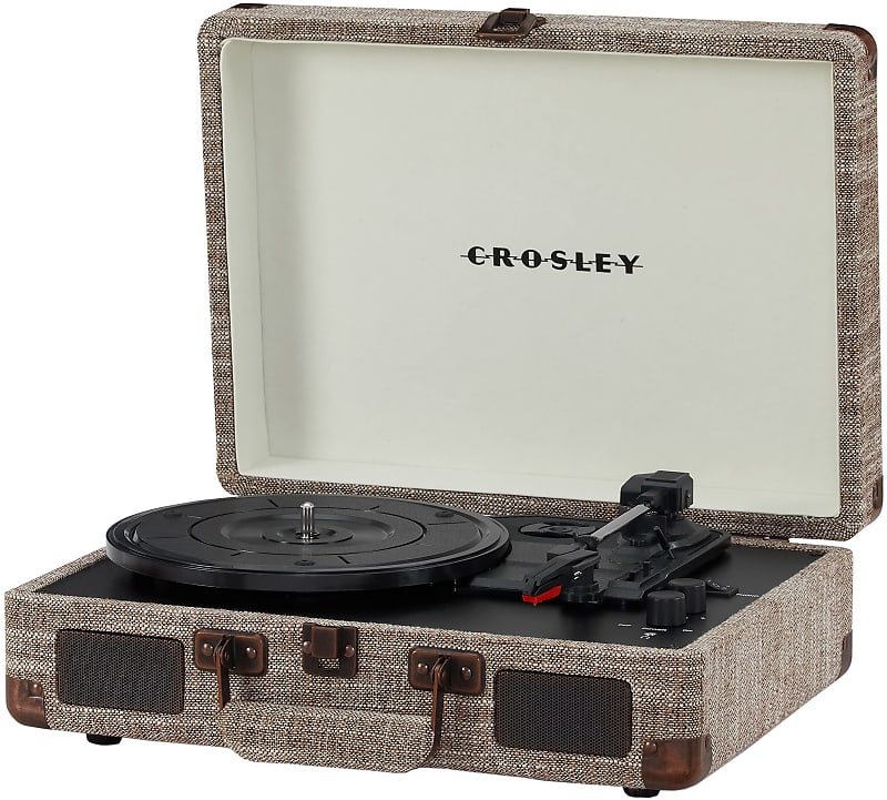 Crosley CR8005F-BU Cruiser Plus Vintage Bluetooth Turntable, | Reverb